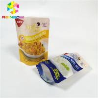 China High Temp Vacuum Storage Bag Transparent Retort Pouch For Sauce Steamed Rice Packaging for sale