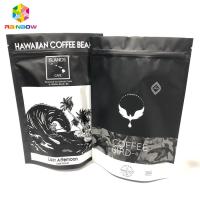 China Gravure Printing Aluminum Foil Bags , Ground Coffee Stand Up Zipper Bags With Valve for sale