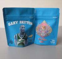 China 3.5 Grams Cookies Herbal Incense Packaging Smell Proof Stand Up Zipper Weed Bags for sale