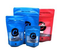 China 3.5 Grams Cookies Herbal Incense Packaging Smell Proof Stand Up Zipper Weed Bags for sale
