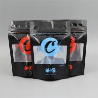China 3.5 Grams Cookies Herbal Incense Packaging Smell Proof Stand Up Zipper Weed Bags for sale