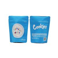 China Custom Bag Herbal Incense Packaging , Mylar Cookies Stand Up Zipper Pouch for sale