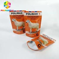 China Bottom Gusset Aluminium Foil Pouch  , Dog Food Packaging Resealable Animal Feed Bags for sale
