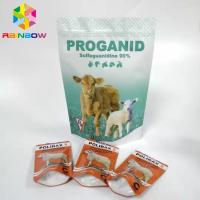 China Plastic Stand Up Foil Pouch Packaging Animal Feed Bags Zipper Top With Window for sale
