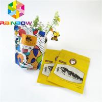 China Smell Proof Aluminum Foil Pouch Packaging Mylar Plastic Zip Lock For Coffee for sale