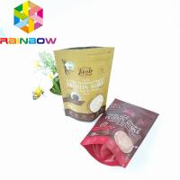 China Smell Proof Aluminum Foil Pouch Packaging Mylar Plastic Zip Lock For Coffee for sale