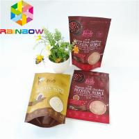China Reusable Dried Food Packaging Bag Three Side Heat Seal Pouch Glossy Surface Printing for sale