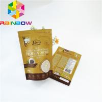 China Reusable Dried Food Packaging Bag Three Side Heat Seal Pouch Glossy Surface Printing for sale