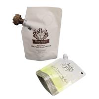 China Cosmetic Facial Mask Spout Doypack Pouch Nozzle Bag 10ml 50ml 100ml For Lotion Liquid Package for sale