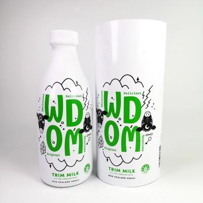 China Custom CMYK Color Waterproof High Shrink Speed PET PVC Heat Shrink Wrap Labels for Glass Bottles for sale
