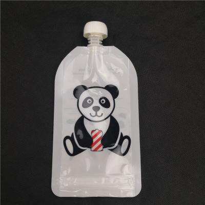 China Heat Seal Baby Food Spout Pouch Packaging Beverage Bag 10 Colors Customized Size for sale