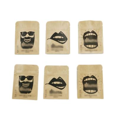 China Food Packaging Stand Up Zipper Pouch Recycled Plastic Bag  For Nuts for sale