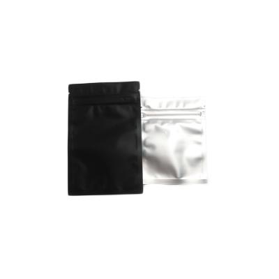 China Heat Seal Custom Printed Plastic Bags Aluminum Foil Sachet Matte Black for sale