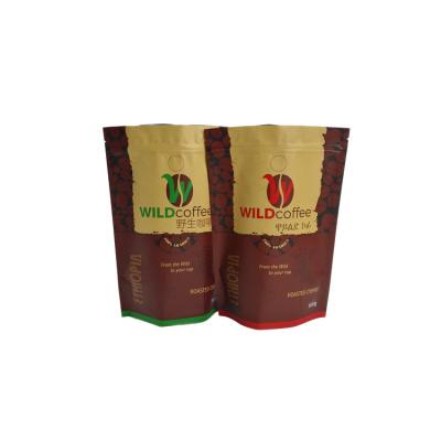 China Food Grade Foil Pouch Packaging  Stand Up Ethiopian Coffee Mylar Bags for sale