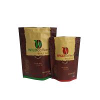 China Custom Plastic Bags Matte Surface Coffee Pouch Food Packaging 250g 500g 1kg for sale