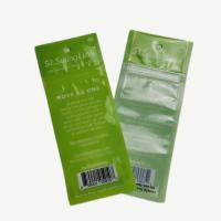 China Three Side Sealed Tansparent Front Bag Health Food Wrapper Zipper Top Customized for sale