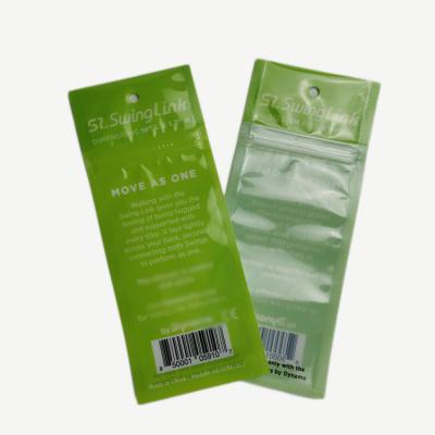 China Three Side Sealed Tansparent Front Bag Health Food Wrapper Zipper Top Customized for sale