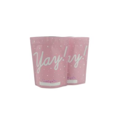 China Resealable Plastic Pouches Packaging  Shinny Natural Scrub Bags Gravure Printing for sale