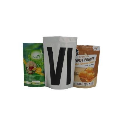 China Food Grade Stand Up Pouches Powder Packaging Organic Tea Bags Custom Printed for sale