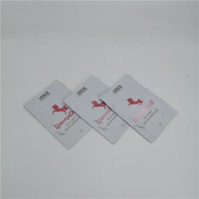 China Custom Aluminum Foil Stand Up Pouch , Three Side Sealed Bag For Food Candy Seeds Sachet for sale