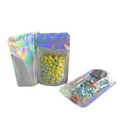 China Three Side Seal Snack Food Packaging Bags Lamination Plastic Material With for sale