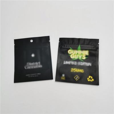China Digital Printing Plastic Pouches Packaging Exit Mylar Bag For CBD Gummies Packaging for sale