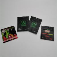 China Smell Proof Mylar Plastic Pouches Packaging 3.5 Gram Custom Printed For CBD Cookies for sale