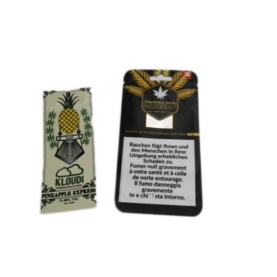 China Heat Seal Stand Up Zipper Pouch Bags Recyclable Tobacco / Cigarette Packaging for sale