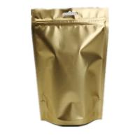 China Coffee Packing Custom Printed Plastic Bags Aluminum Foil Gold Poly Mylar for sale