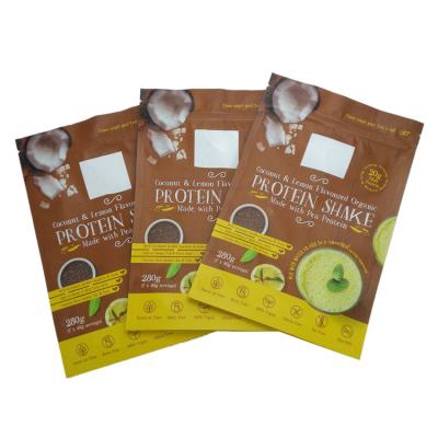 China Aluminum Foil Zipper Pouch Bag For Powder Packaging for sale