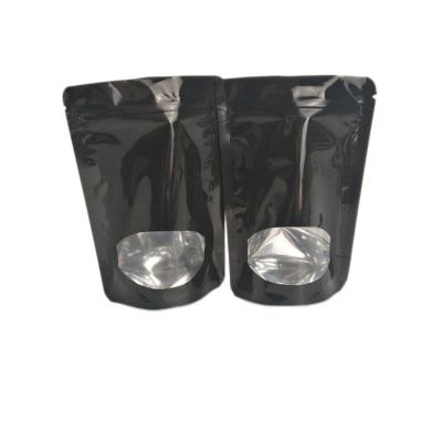 China Transparent Front Foil Lined Gravure Printing Stand Up Zipper Pouch Bags for sale