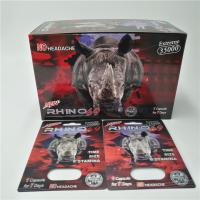 China Custom Printed Plastic Rhino Pills Blister Card Packing for sale
