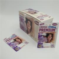 China Custom Printed Plastic Rhino Pills Blister Card Packing for sale