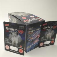China Custom Printed Plastic Rhino Pills Blister Card Packing for sale