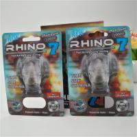 China 12mm Cap Rhino Male Pills 3D Card Blister Card Packaging for sale