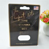 China CMYK Color Customized Plastic Pill Paper Packaging Card for sale