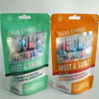 China 3.5g 7g 14g Holographic Film Stand Up Pouch Packaging for sale
