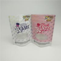 China Smell Proof Herbal Packaging Bag The  Bag With Window For Hemp CBD Chill Gummy Packing for sale