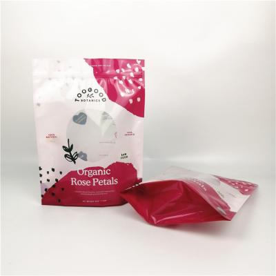 China 0.125oz 3.5g Flower Powder CYMK Stand Up Zipper Bag for sale