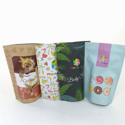 China 3.5oz flower aluminum foil stand up zipper bag digital printing mylar dessert Matcha powder packaging bags pouch for sale