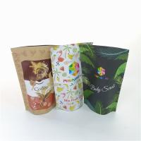 China 3.5oz flower aluminum foil stand up zipper bag digital printing mylar dessert Matcha powder packaging bags pouch for sale