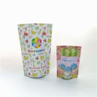 China 3.5oz flower aluminum foil stand up zipper bag digital printing mylar dessert Matcha powder packaging bags pouch for sale