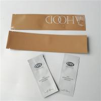 China White printed skincare cosmetic packaging bags logo customized liquid moisturizer sachets for sale