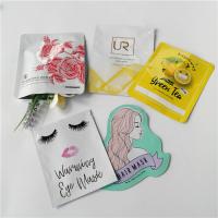 China Metallic skincare cosmetic packaging bags 3ml 5ml moisturizer cream packets/ cosmetic brush bags for sale