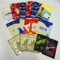 China Clear Front Resealable Mylar Bags  Odor Proof Pouch For Dried Flowers Food Vitamins Gummies Snacks Storage for sale