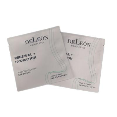 China White Small Bags Custom Printing Design Laminated Foil Cosmetic Packaging Pouch for sale