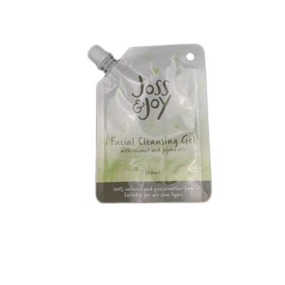 China Colorful Stand Up Custom Irregular Spout Pouch Packaging With Foil for sale