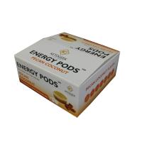 China Eco Friendly Recycle Food Grade Custom Printing Cardboard Protein Bar Counter Dried Coconut Display Box for sale