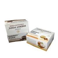 China Eco Friendly Recycle Food Grade Custom Printing Cardboard Protein Bar Counter Dried Coconut Display Box for sale