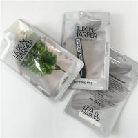 China Custom printed plastic hologram flat bags with zipper for make up tool pen packaging for sale